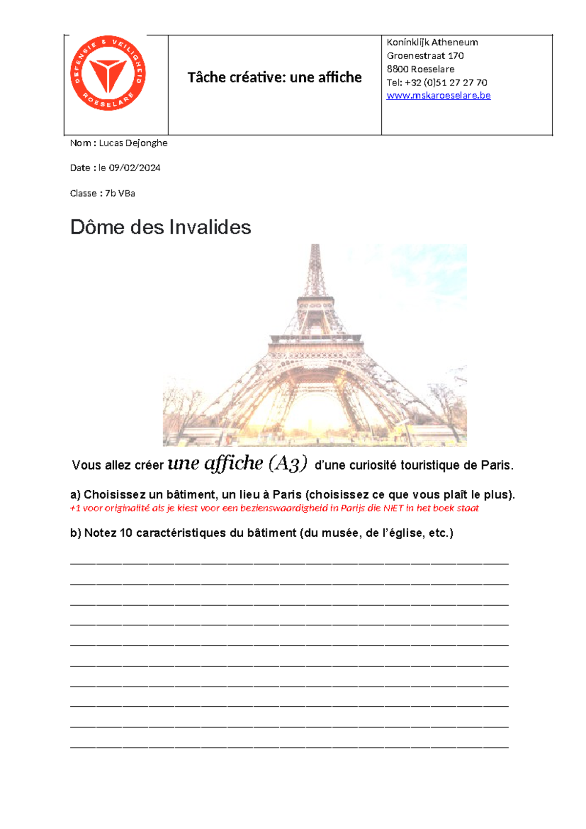 PE3 tâche créative - qfdqfqfdqf - Tâche créative: une affiche ...