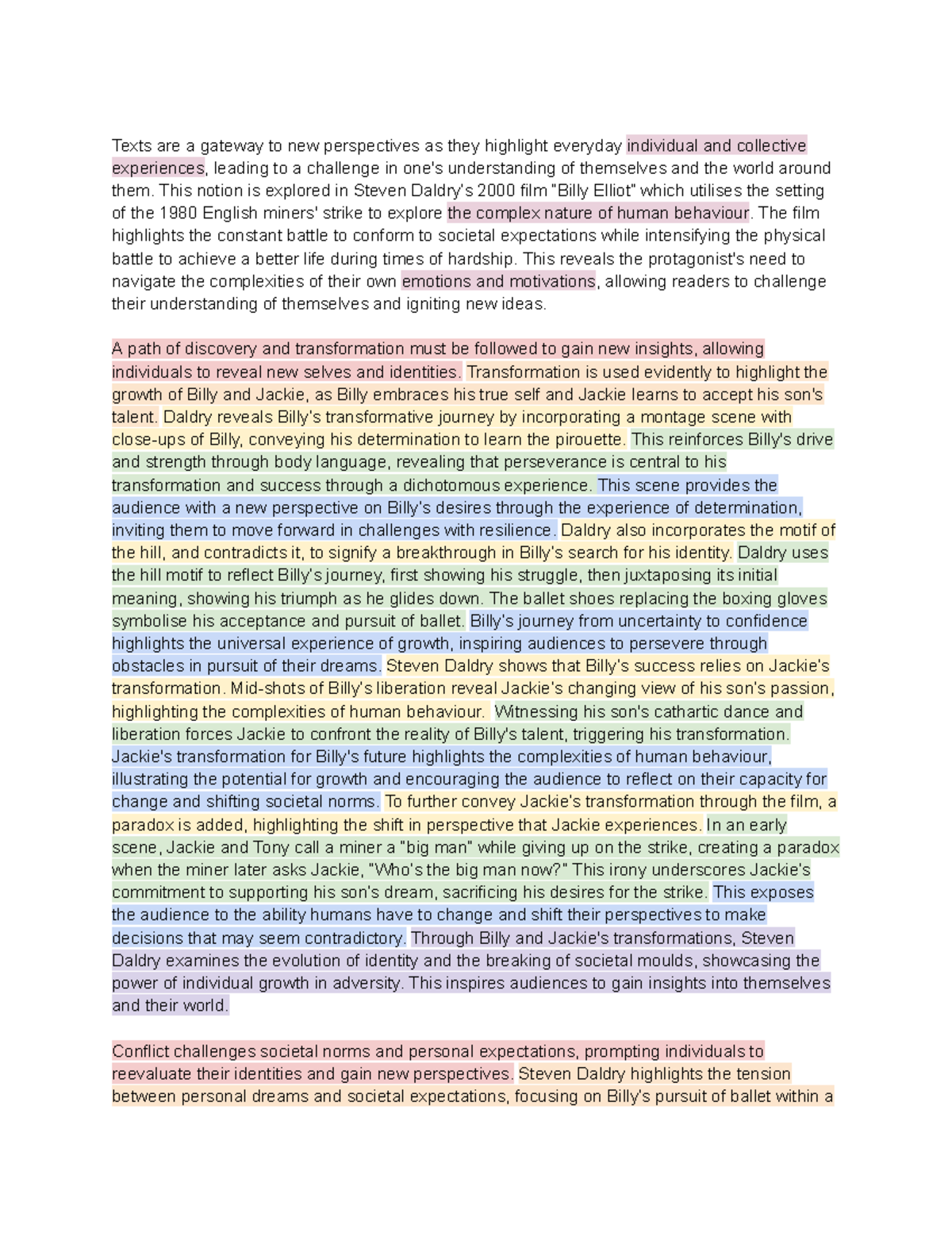 Common Module - Texts and Human Experiences Essay - Texts are a gateway ...