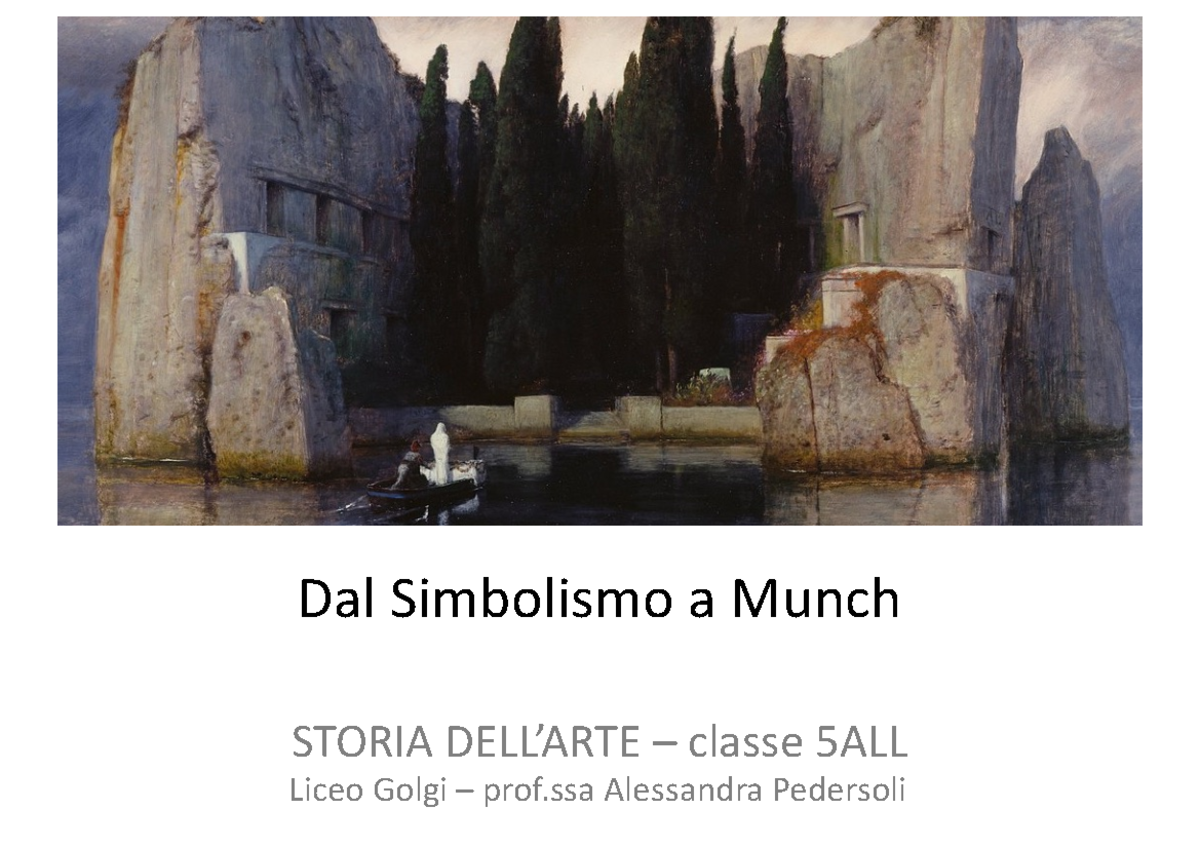 simbolismo much - STORIA DELL’ARTE – classe 5ALL Liceo Golgi – prof ...