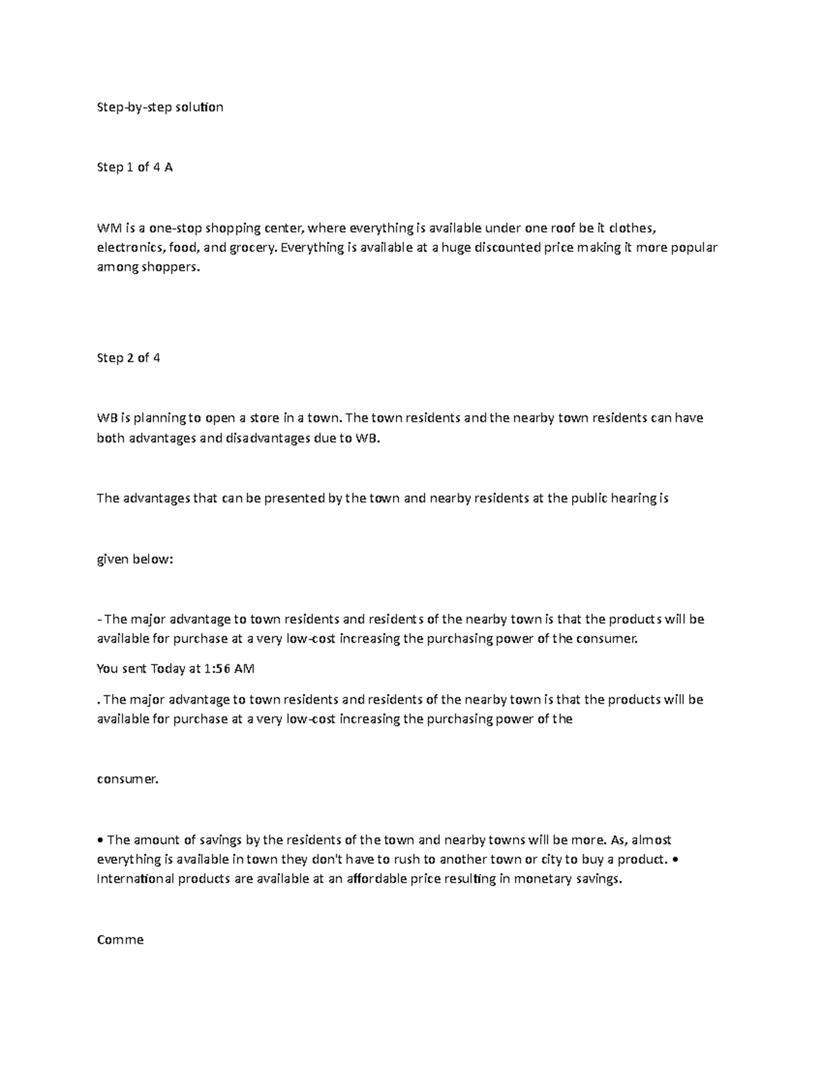 PRODUCTION AND OPERATIONS CASE- Hello Walmart - Step-by-step solution ...