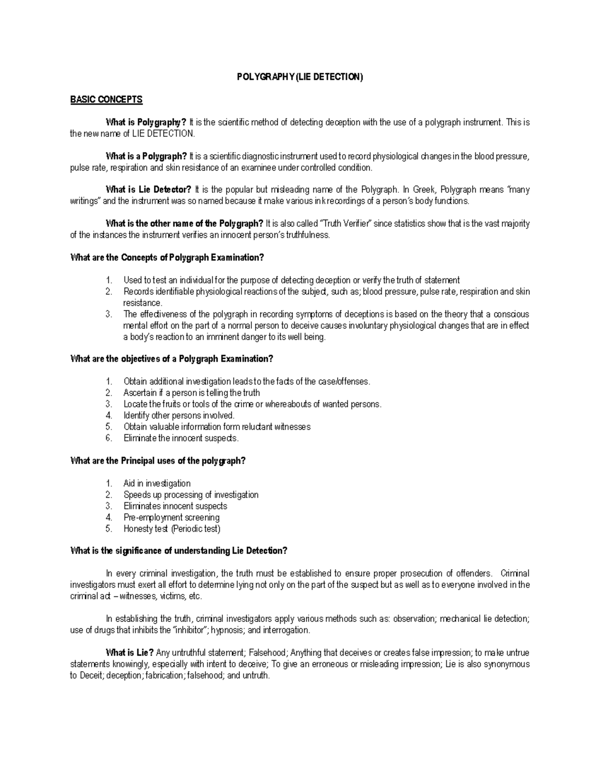 Local media 4688227310487865596 - POLYGRAPHY (LIE DETECTION) BASIC CONCEPTS What is Polygraphy ...