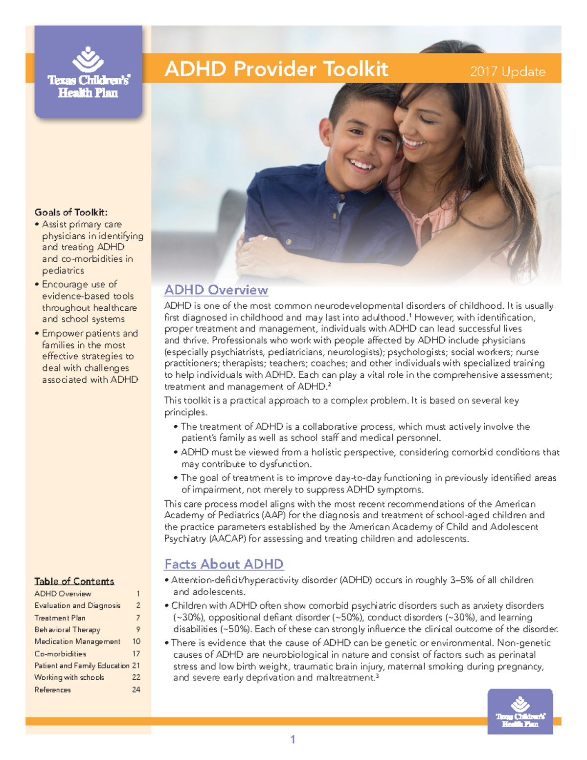ADHD Provider Toolkit 2017 Final - Goals of Toolkit: Assist primary ...
