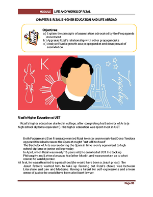 Act9Rizal - Rizal’s Articles in La Solidaridad - Rizal’s Life and Works Activity No. 9. Rizal’s ...