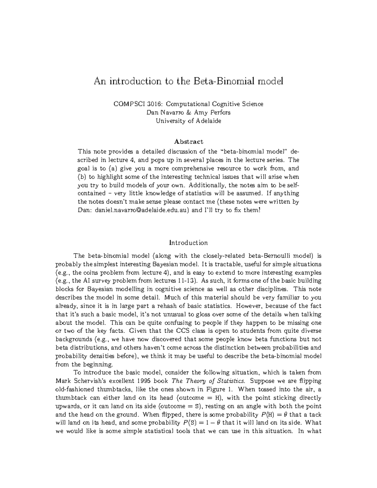 Technote betabinomial - An introduction to the Beta-Binomial model ...