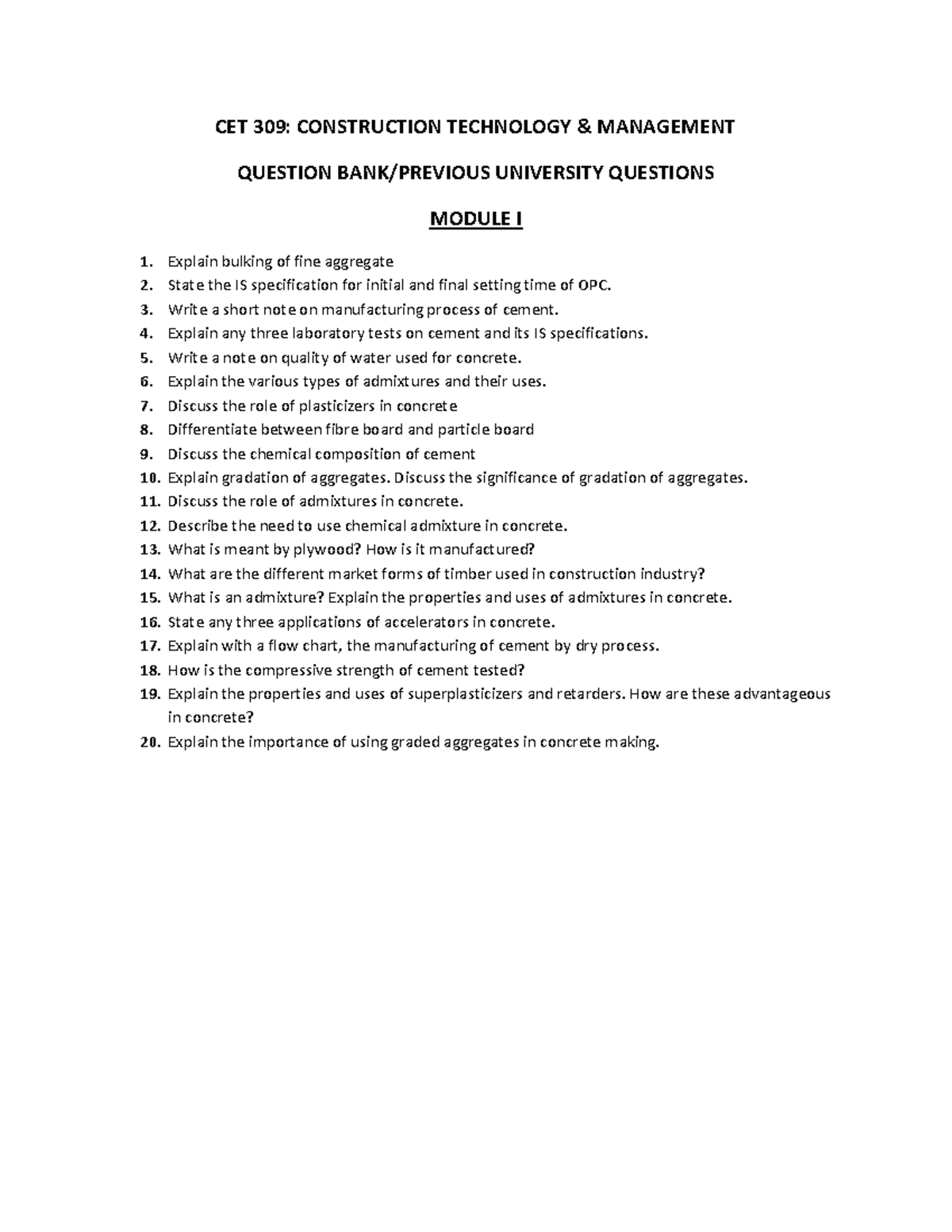 QB MOD I - Practice materials for construction technology and ...