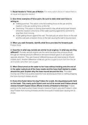 Science exam - 10 Yearly Exam Study Notes - using Jacplus textbook ...