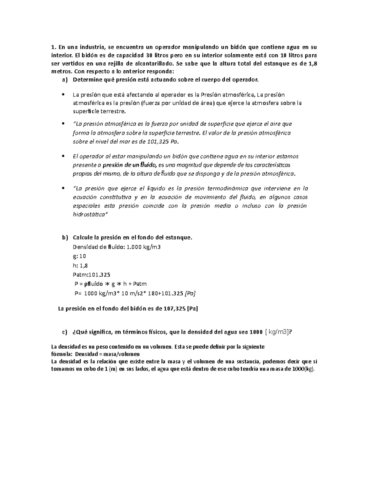 Tarea s4 - En una industria, se encuentra un operador manipulando un ...