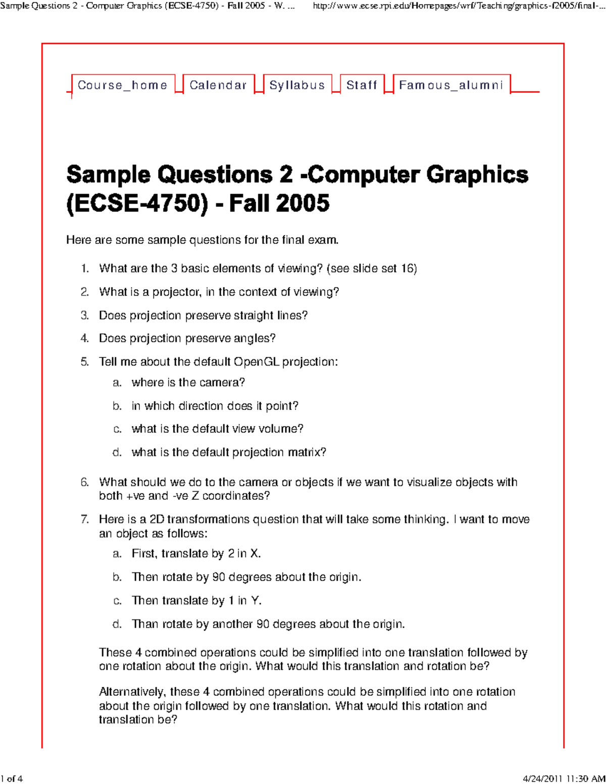 ECSE4750samplefinalf 05 - Cour se _ hom e Ca le nda r Sy lla bus St a ...