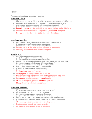 Spanish Oral Presentation II - Directions Recreate FUSA debate on how ...