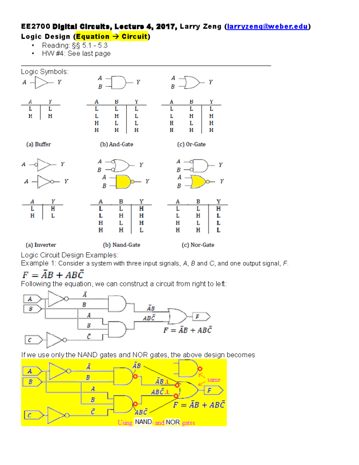 EE2700Lect04 2017 (Circuit) - EE2700 Digital Circuits, Lecture 4, 2017 ...