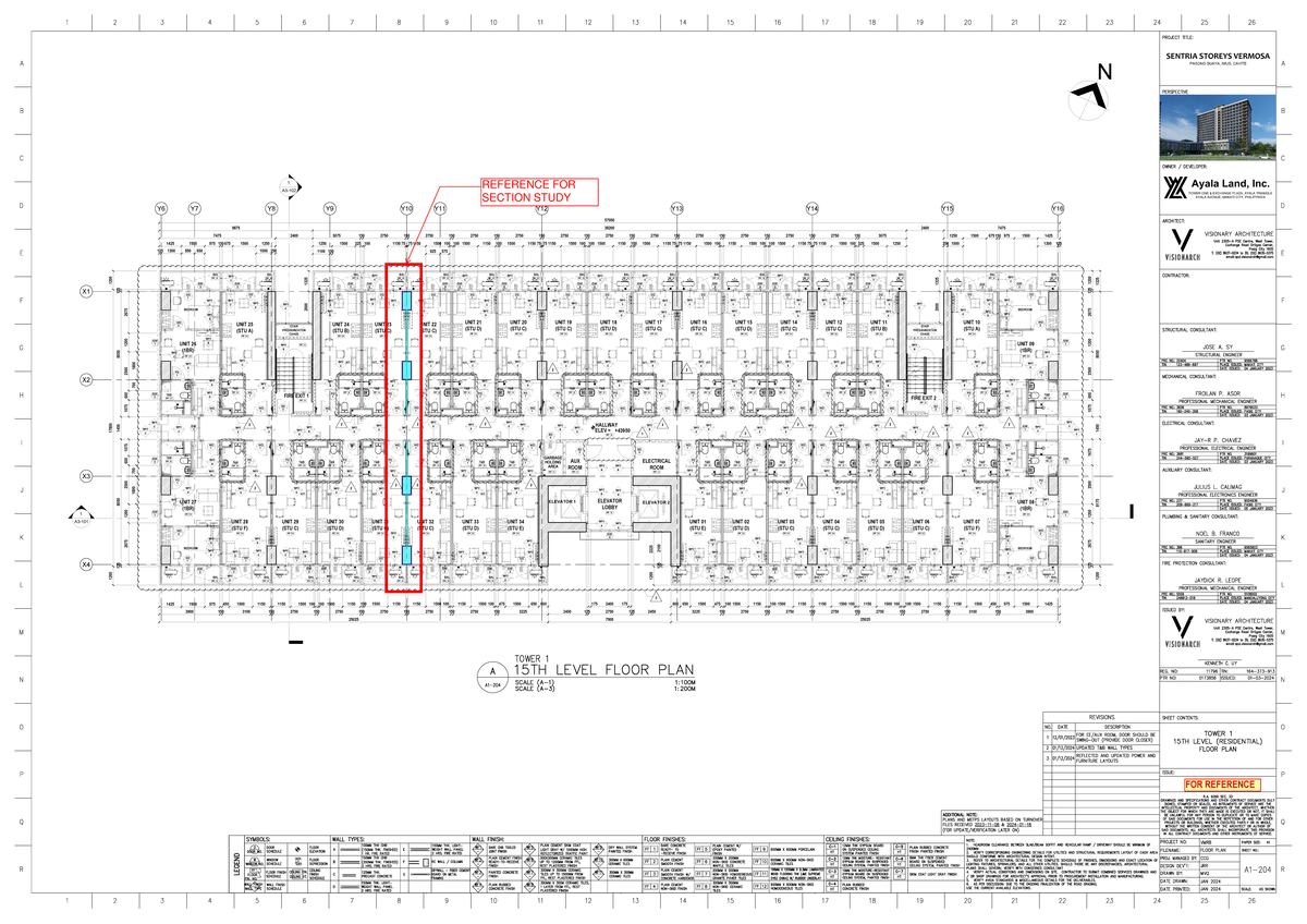 15F Section Study 20240703 - Y6 Y7 Y8 Y9 Y10 Y11 Y12 Y13 Y14 Y15 Y X X ...