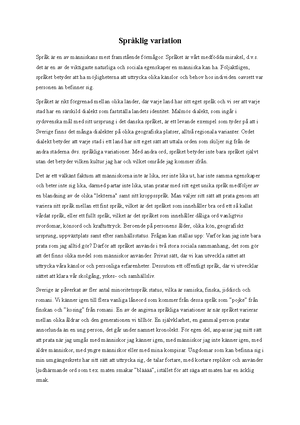 1 Sk nlitteratur referat - Recension Markera det svar du tycker stämmer, med kryss (X), eller ...