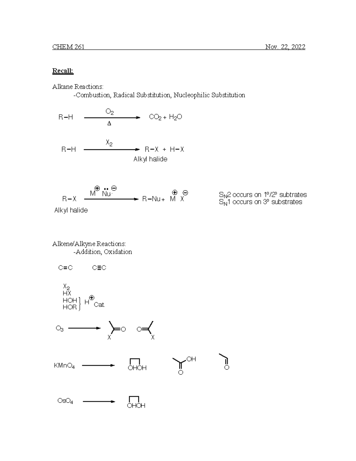 Nov 22 2022 Chem 261 - Lecture Notes for Chem 261 classes - CHEM 261 ...