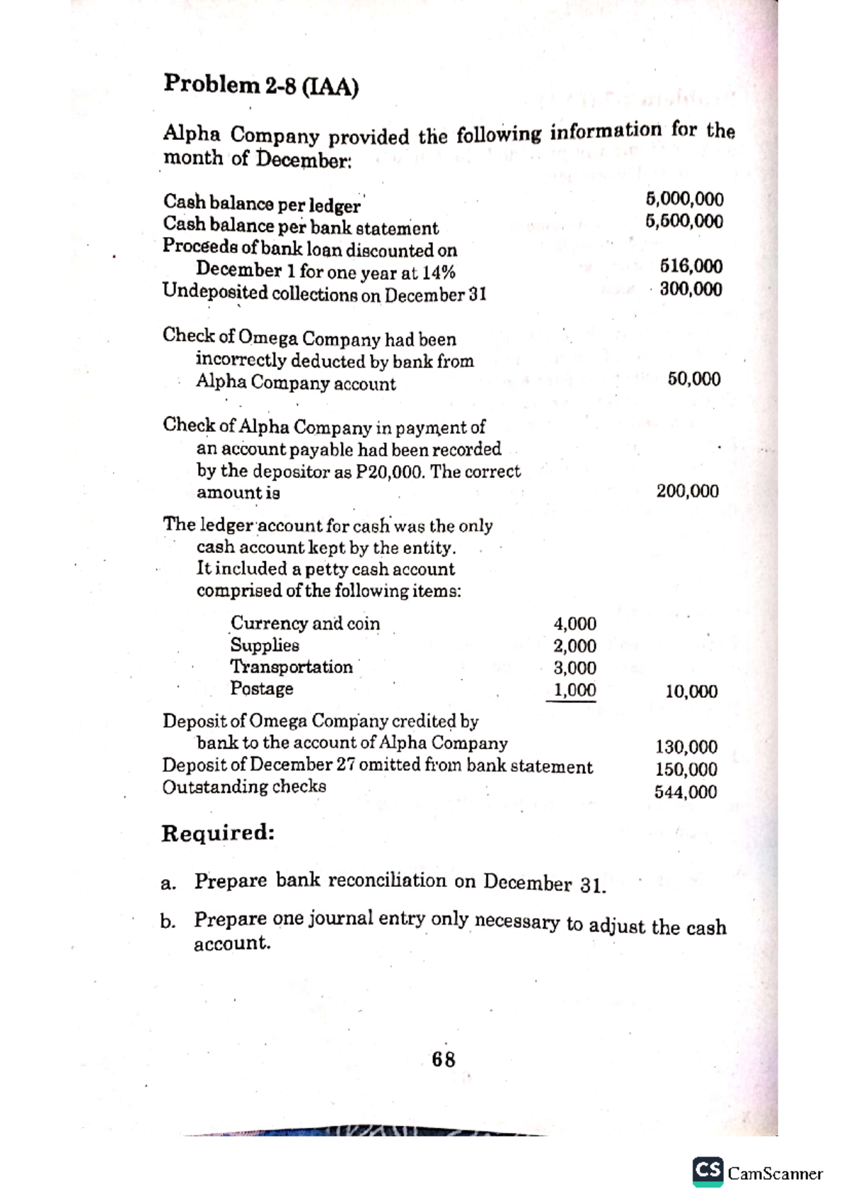 Problem 2 - Intermediate Accounting (Volume 1) 2021 edition by: Valix ...
