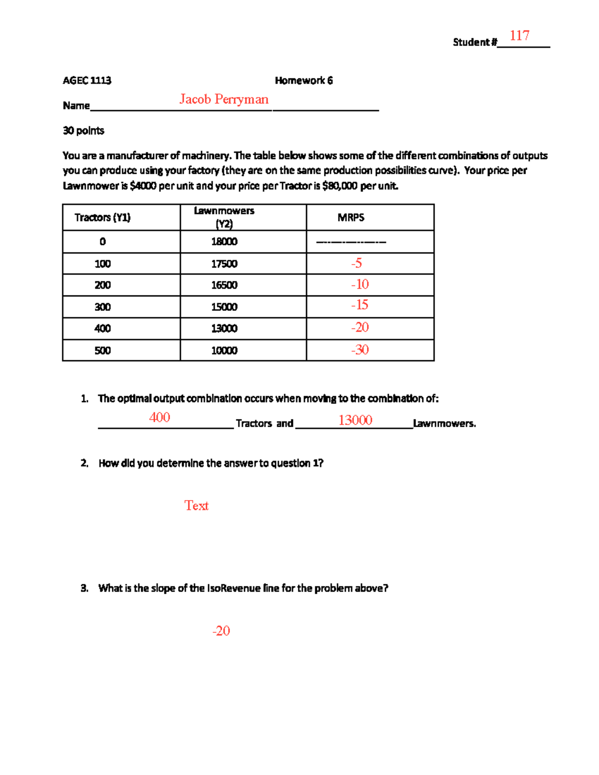 HW 6 - jbnmb vkhv - AGEC 5403 - Studocu