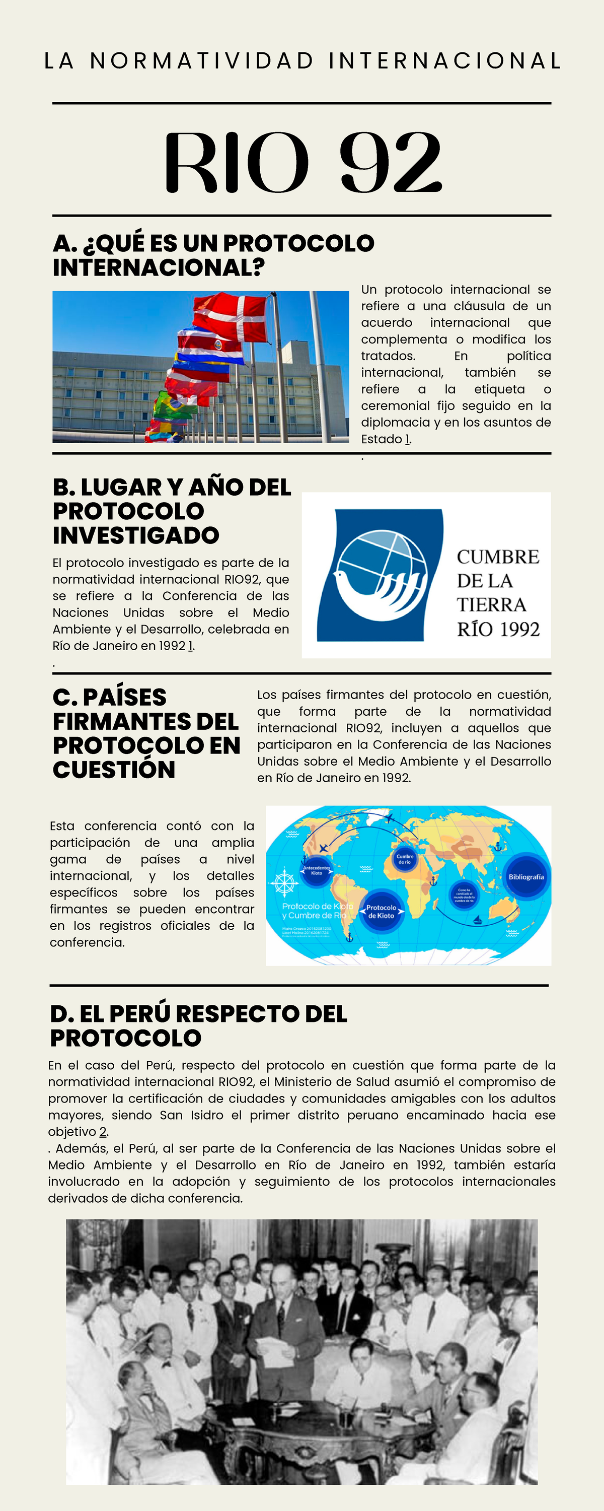 Infografía RIO92- Grupo 4 - RIO 92 L A N O R M A T I V I D A D I N T E ...