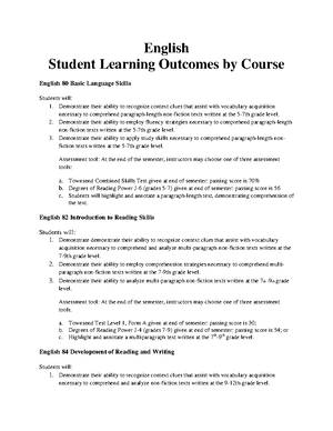 LECTURE NOTES 2023-2024 - Intended Learning Outcomes: At the end of ...