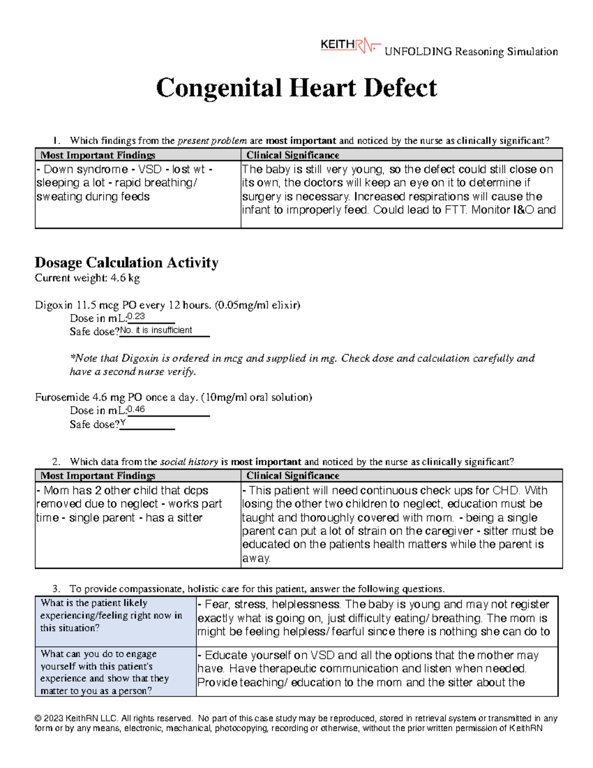 CHD - Keith RN - © 2023 KeithRN LLC. All rights reserved. No part of ...
