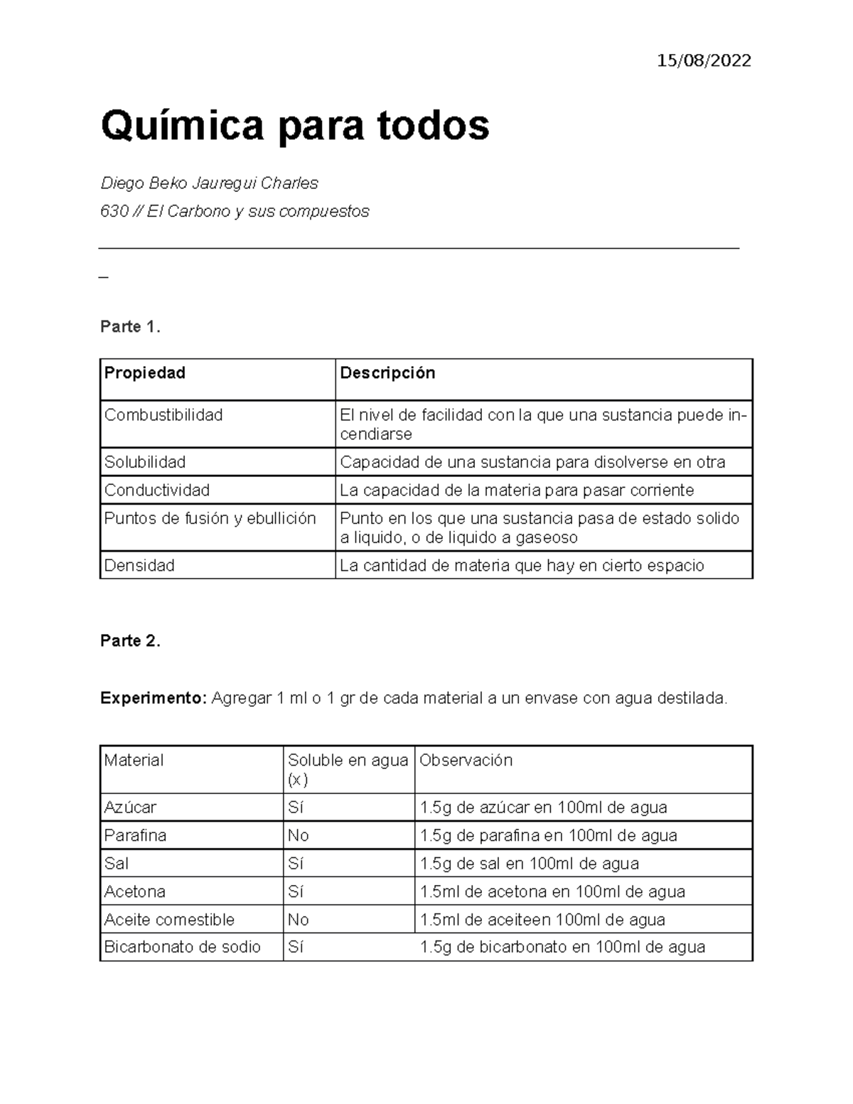 Act1cyc - Actividad experimento - 15/08/ Química para todos _Diego Beko ...