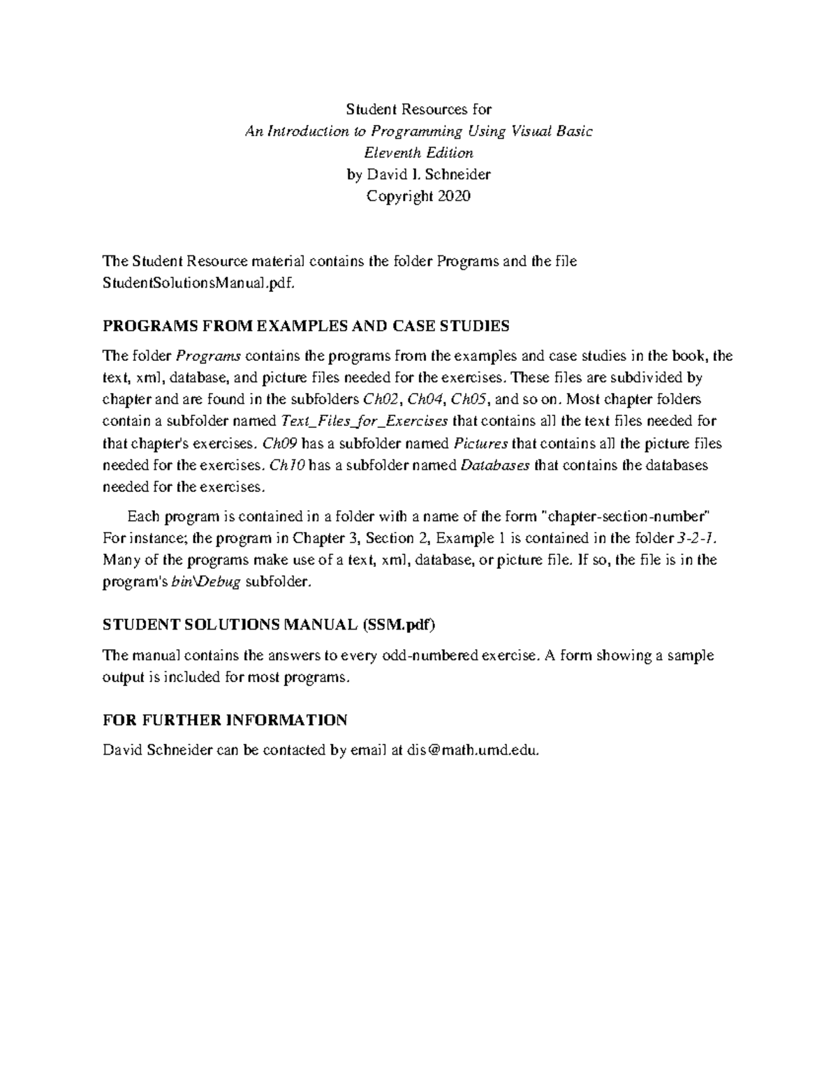 Read Me - read it well - Student Resources for An Introduction to ...