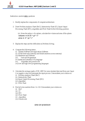 Tutorial 4 - BFI204 BASIC ECONOMETRICS Faculty of Business and ...