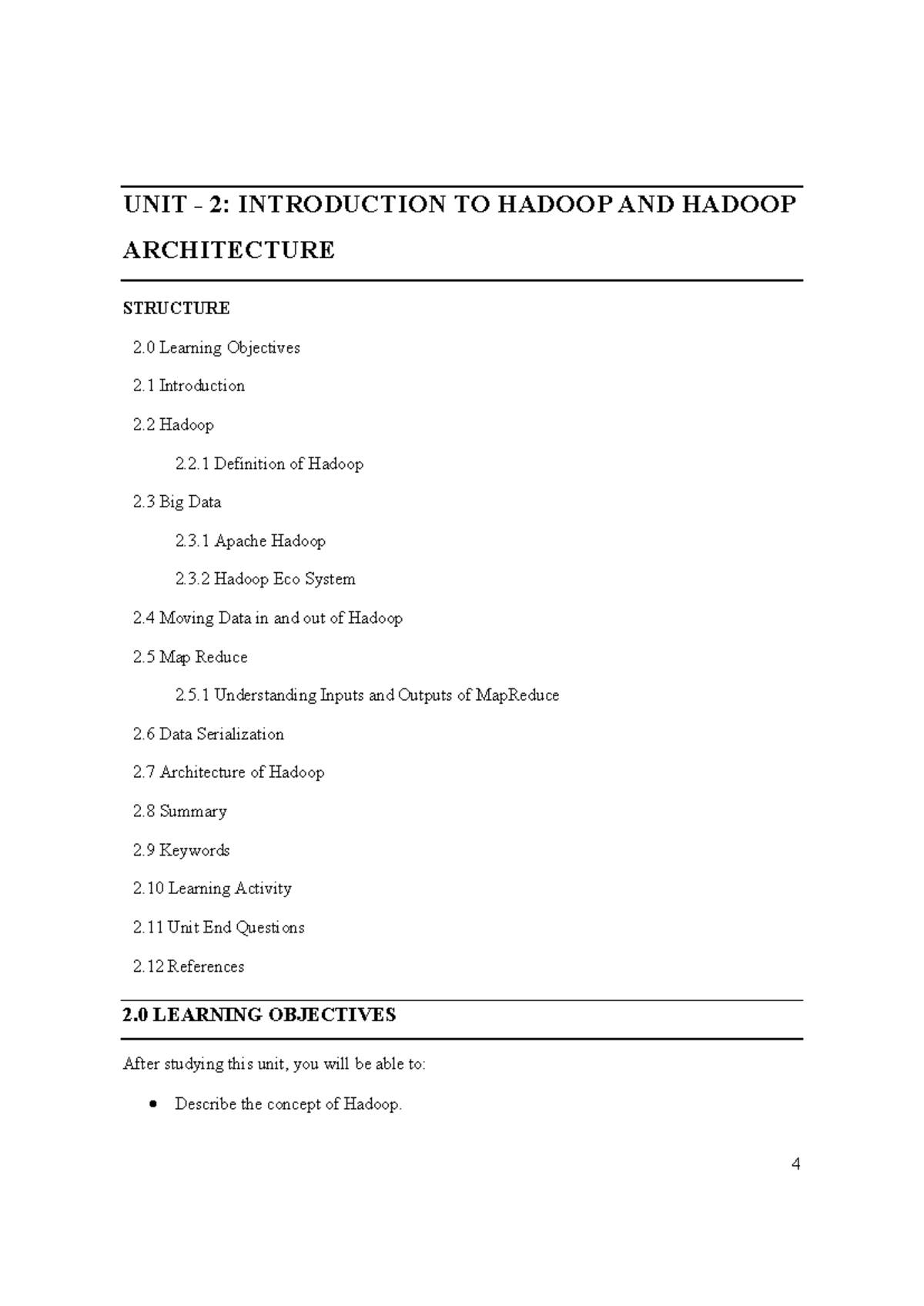 Unit - 5 read Stuff - UNIT - 2: INTRODUCTION TO HADOOP AND HADOOP ...