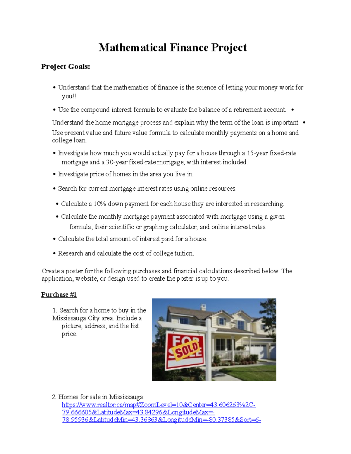 Make up Financial Math Final Project - Mathematical Finance Project ...