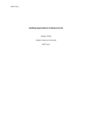 D187 task 1 - d187 task 1 - Examining the Differentiated Classroom ...