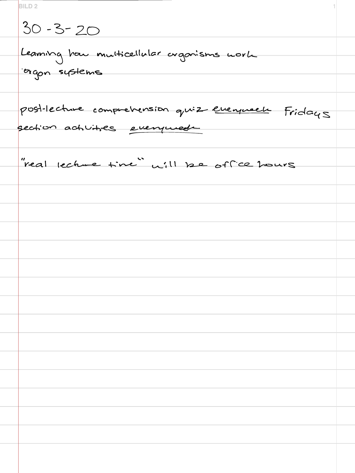 Bild 2 - This is all my lecture notes from this course. I was very very ...