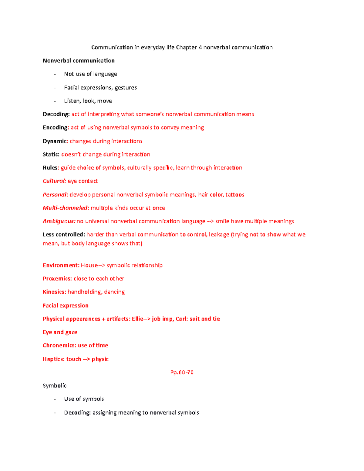 Chapter 4 communication - Communication in everyday life Chapter 4 ...