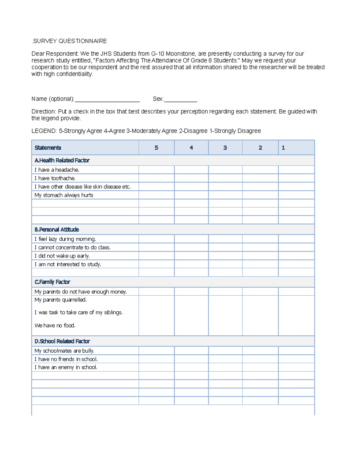 Questionnaire-Template-07 - hahsusudnx86 - Harvard - Studocu