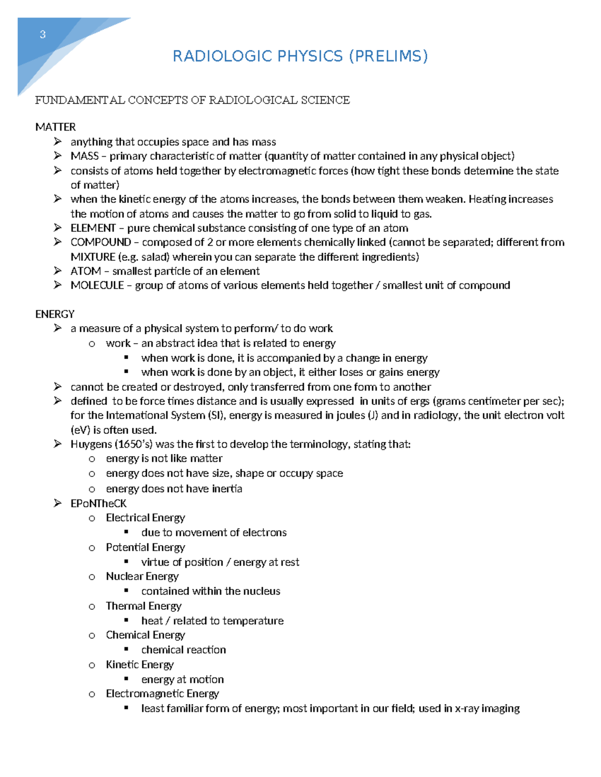 394519651 Concepts of Radiologic Science - RADIOLOGIC PHYSICS (PRELIMS) FUNDAMENTAL CONCEPTS OF ...