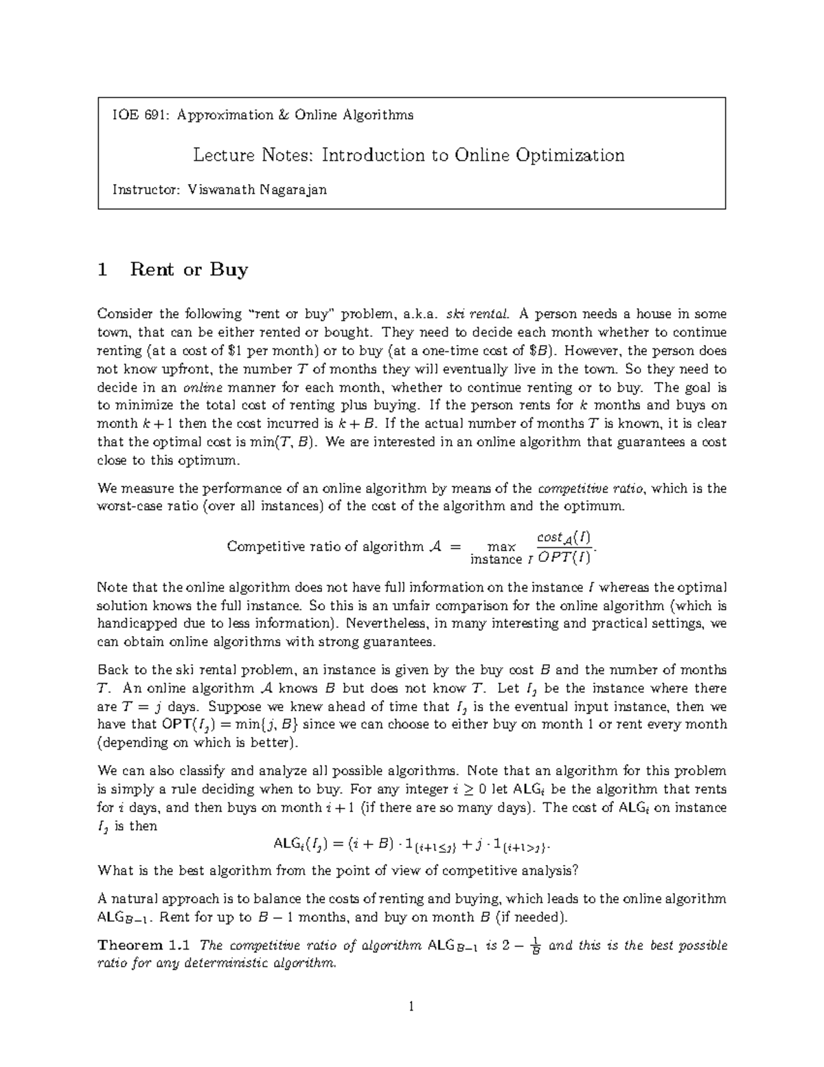 Online-basics-2 - 2020 - IOE 691: Approximation & Online Algorithms ...