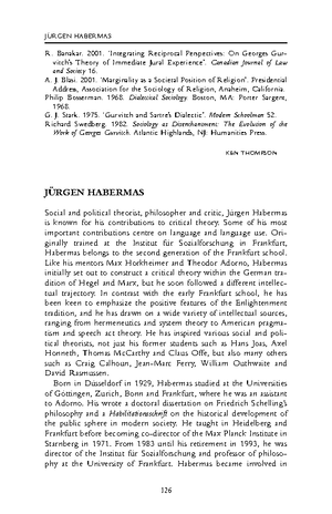 Fifty KEY Sociologists - THE Contemporary Theorists-1 - INTRODUCTION ...