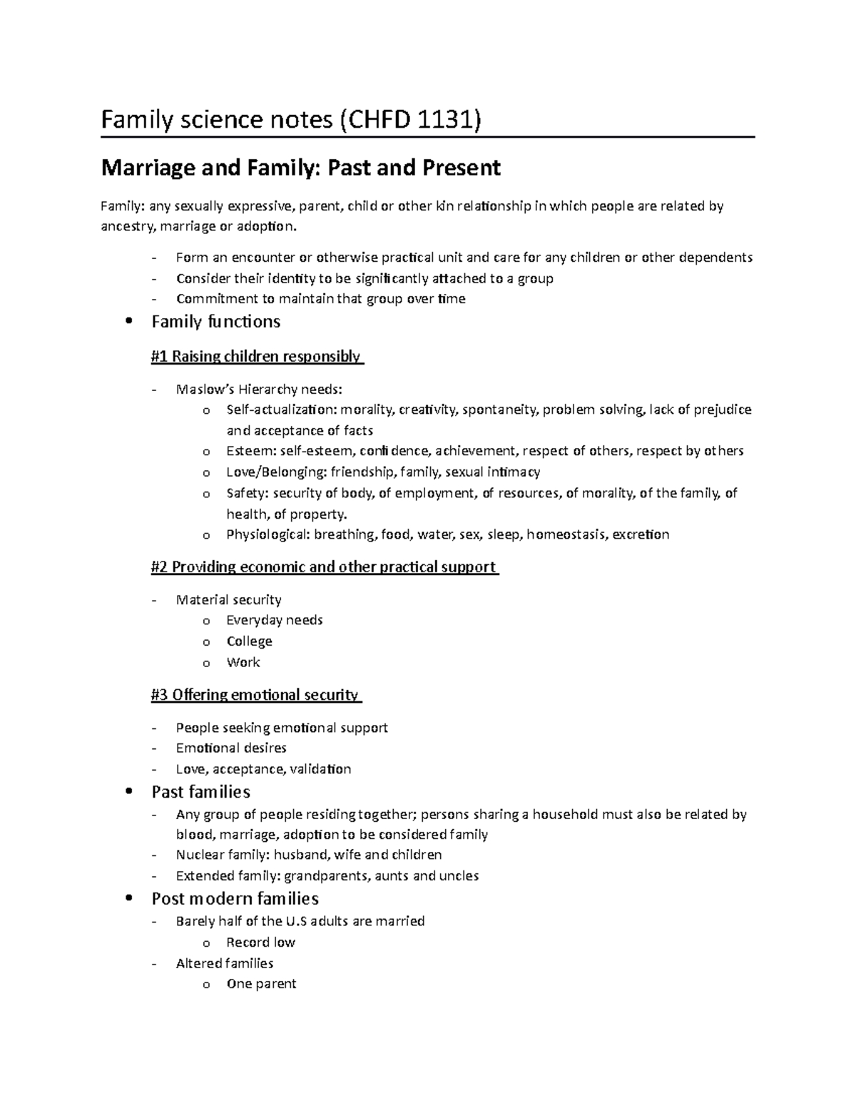 Family science notes section 1 - Family science notes (CHFD 1131 ...