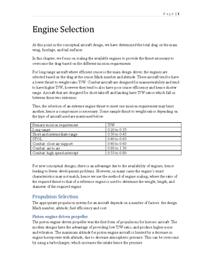 Horizontal and Vertical tail design - Although these surfaces are more ...