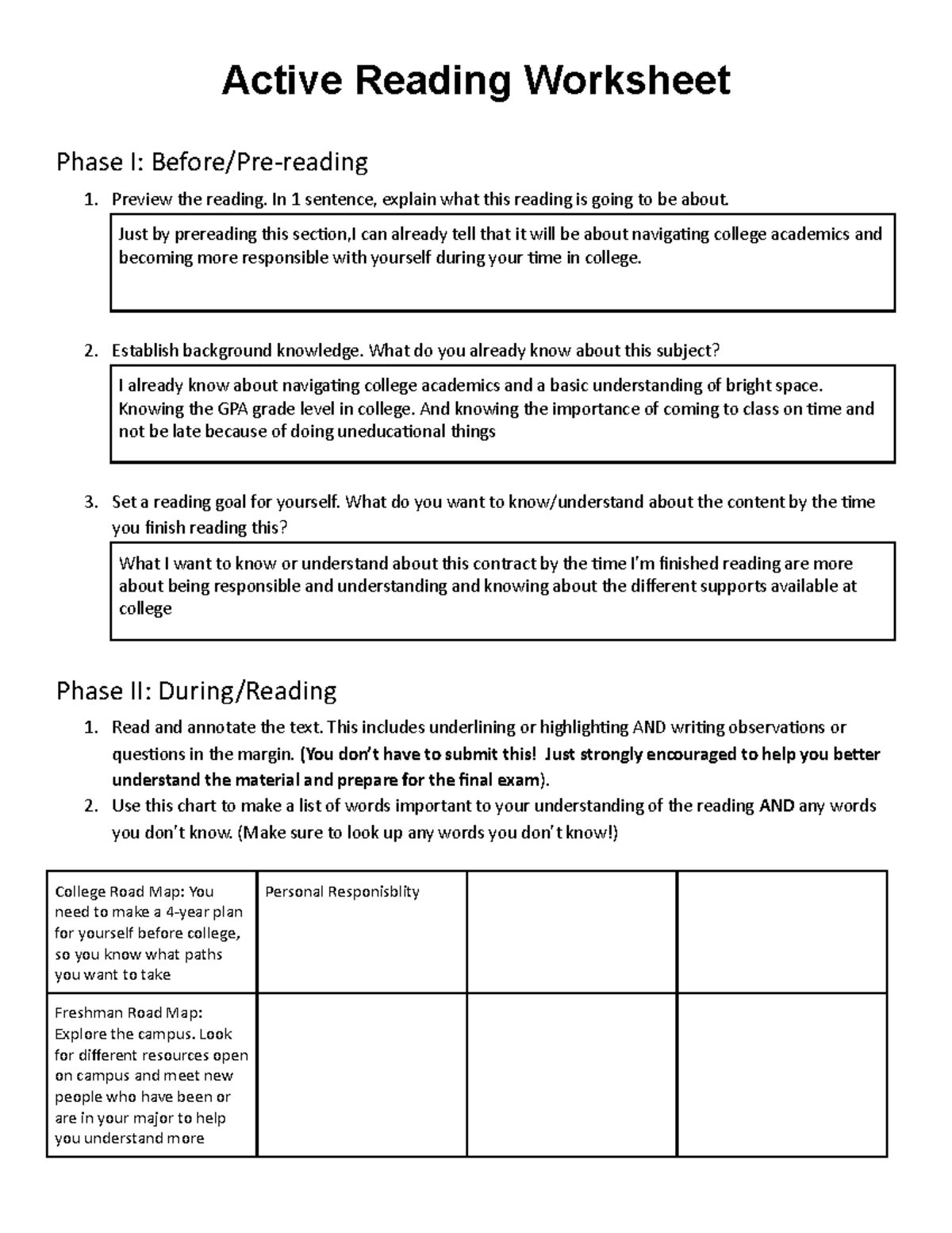 Joy Alabi's copy of Active Reading Worksheet 9 15 22 - Active Reading ...