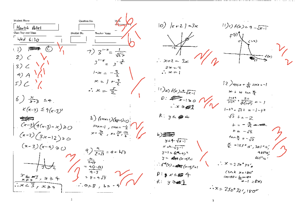 NGO Prac test 1 - Y11 T1 - ngo paper year 11 - Student Name Question No ...