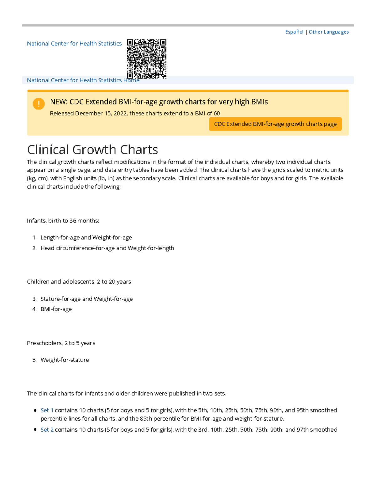 Growth Charts - Clinical Growth Charts - Español | Other Languages ...