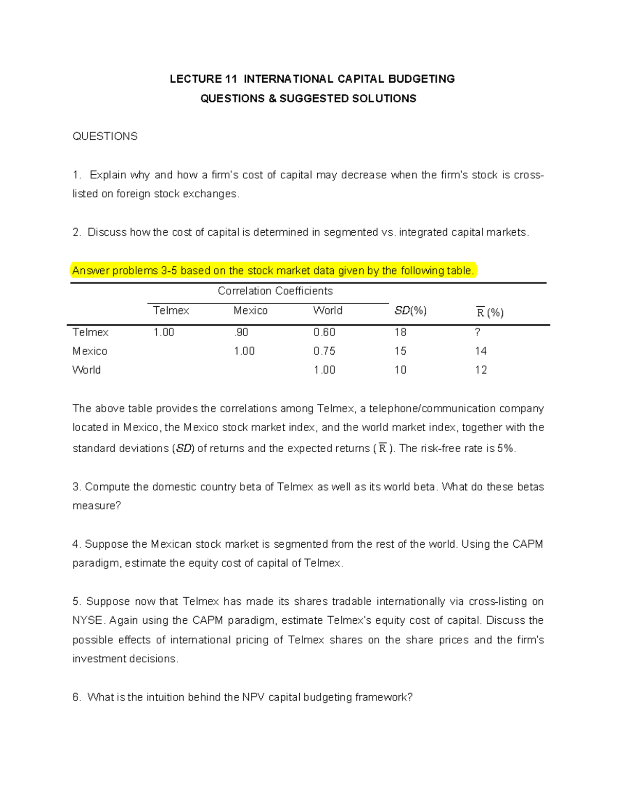 Lecture 12 Questions - Warning: Popup annotation has a missing or invalid parent annotation ...