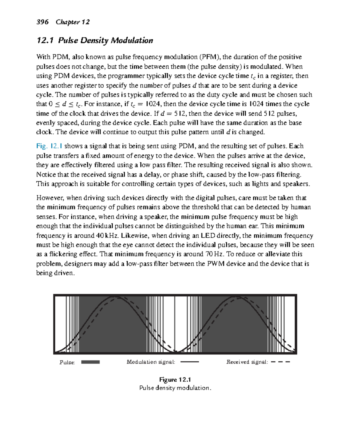 Modern Assembly Language Programming-95 - 396 Chapter 12 12 Pulse Density Modulation With PDM ...