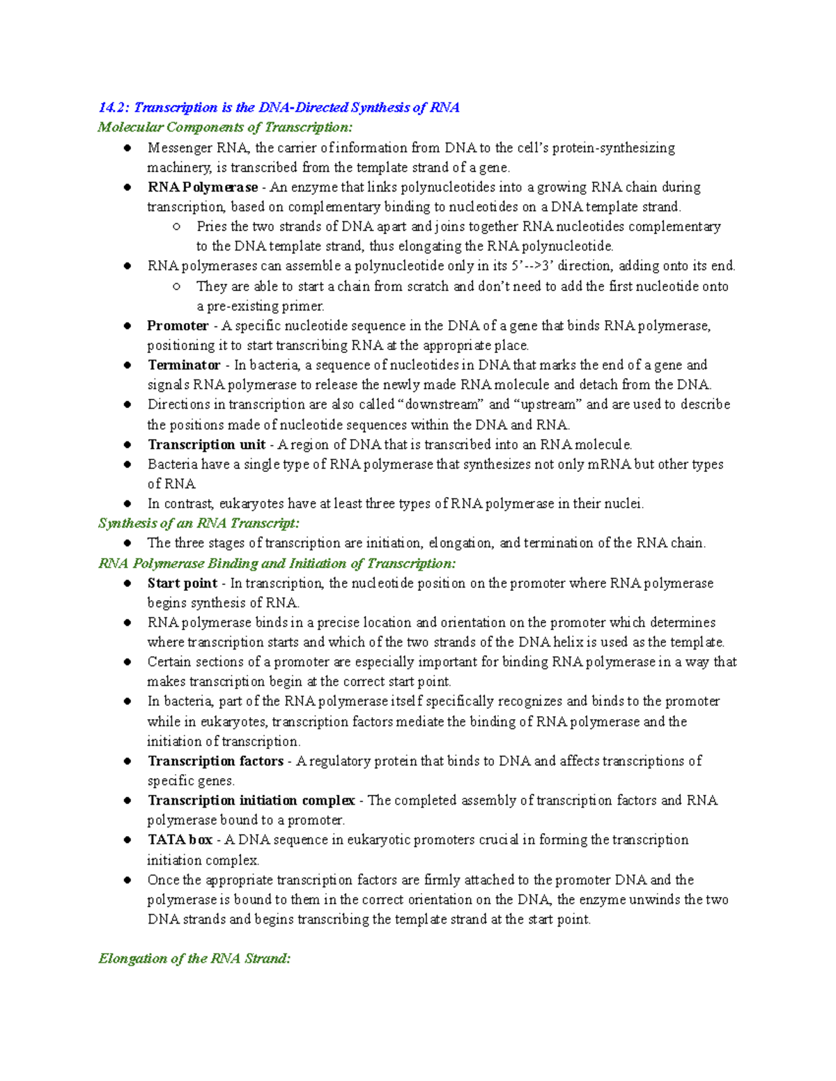Chapter 14 - AP Biology notes that covered that specific topic either ...