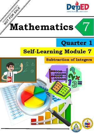 Math 7 Q1 M9 - Module - Properties of Operations on the Set of Integers ...