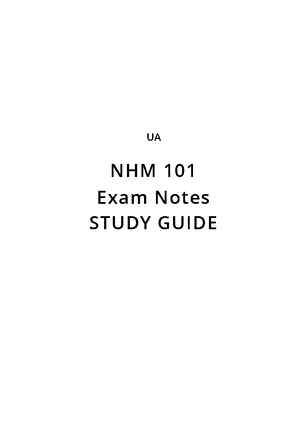 ABG Workbook-1 - notes - NHM 101 - Studocu