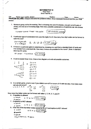 MATH 6 - Module-6- Integers with SA - Integers Mathematics 6 Second ...