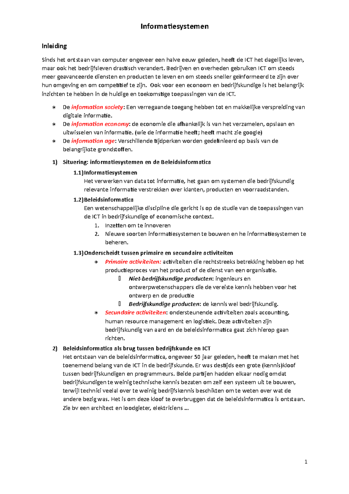 Informatiesystemen - Bedrijven en overheden gebruiken ICT om steeds ...