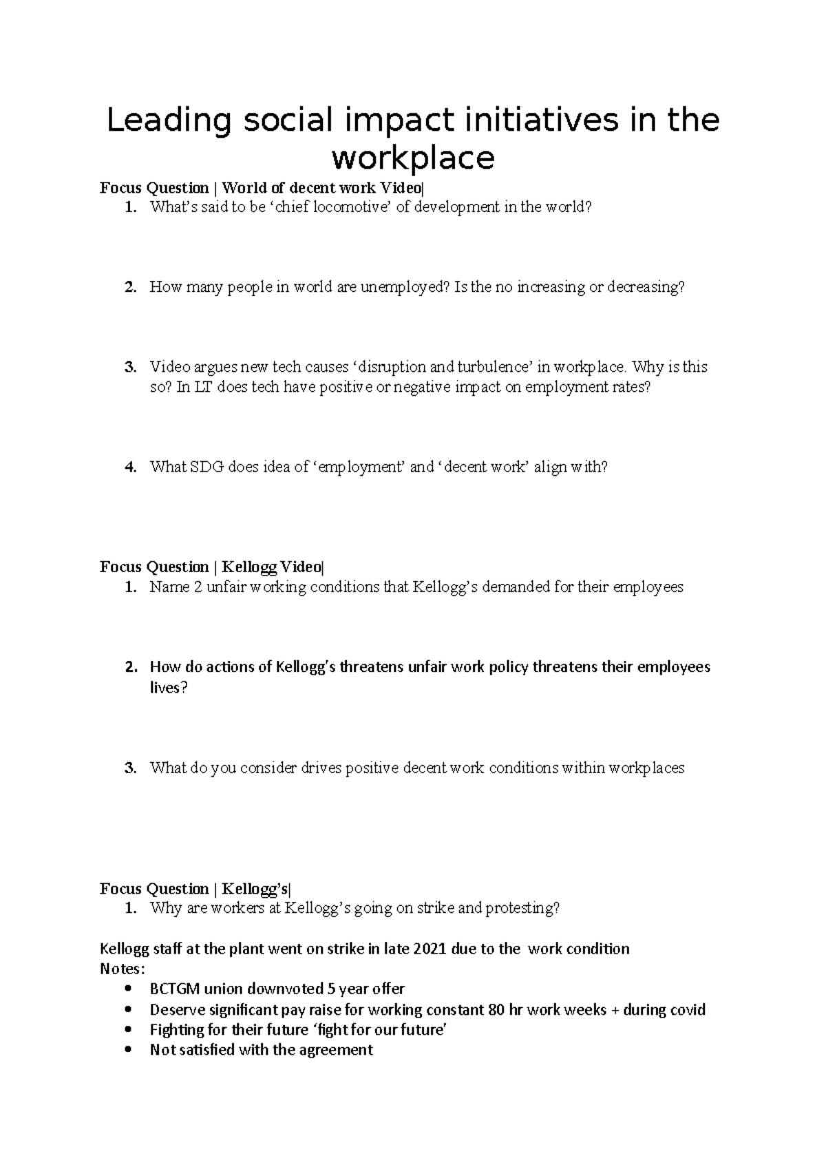 Leading social impact initiatives in the workplace - Leading social ...