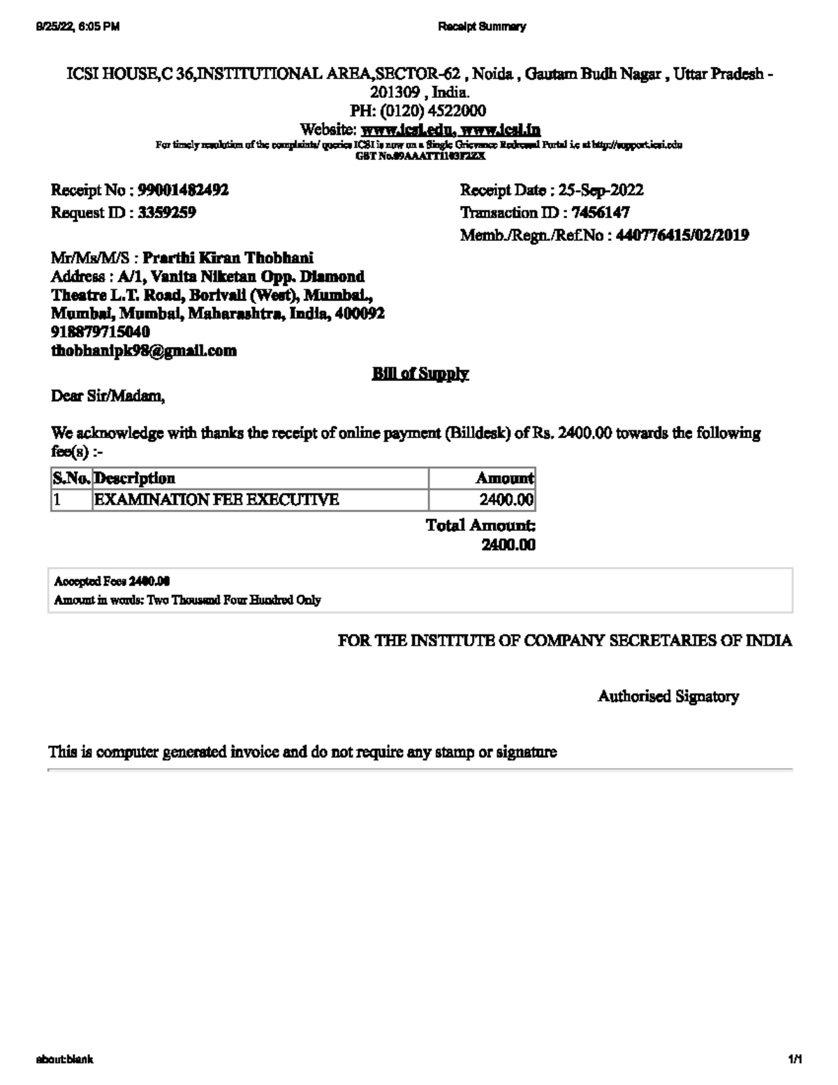 CS Bill - yes - Bachelor of Legislative Law - Studocu