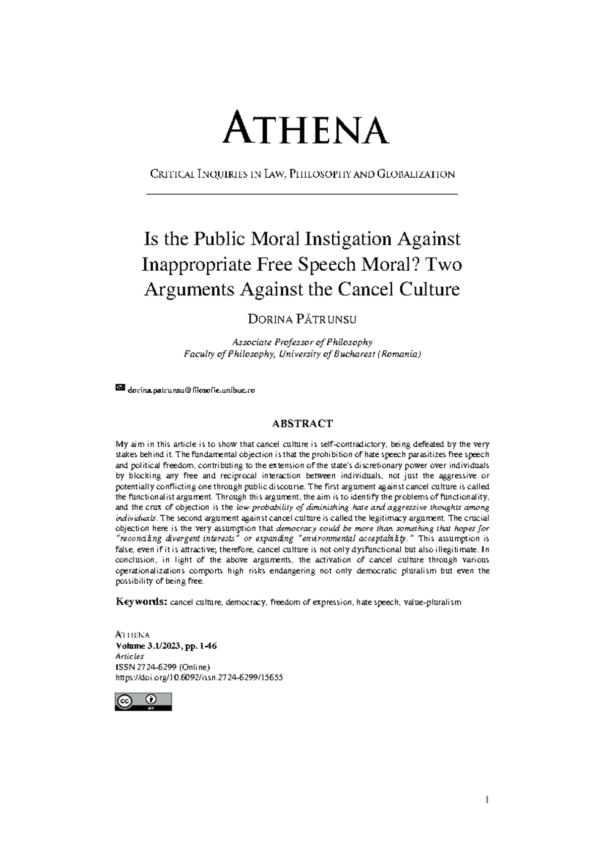 15655-Article Text-68792-1-10-20230705 - 1 Is the Public Moral ...
