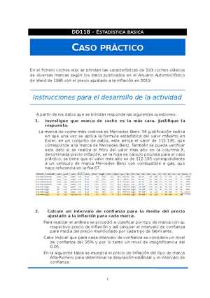 Tema 1-2 Método de razones estándar - Finanzas Nombre: Método de ...